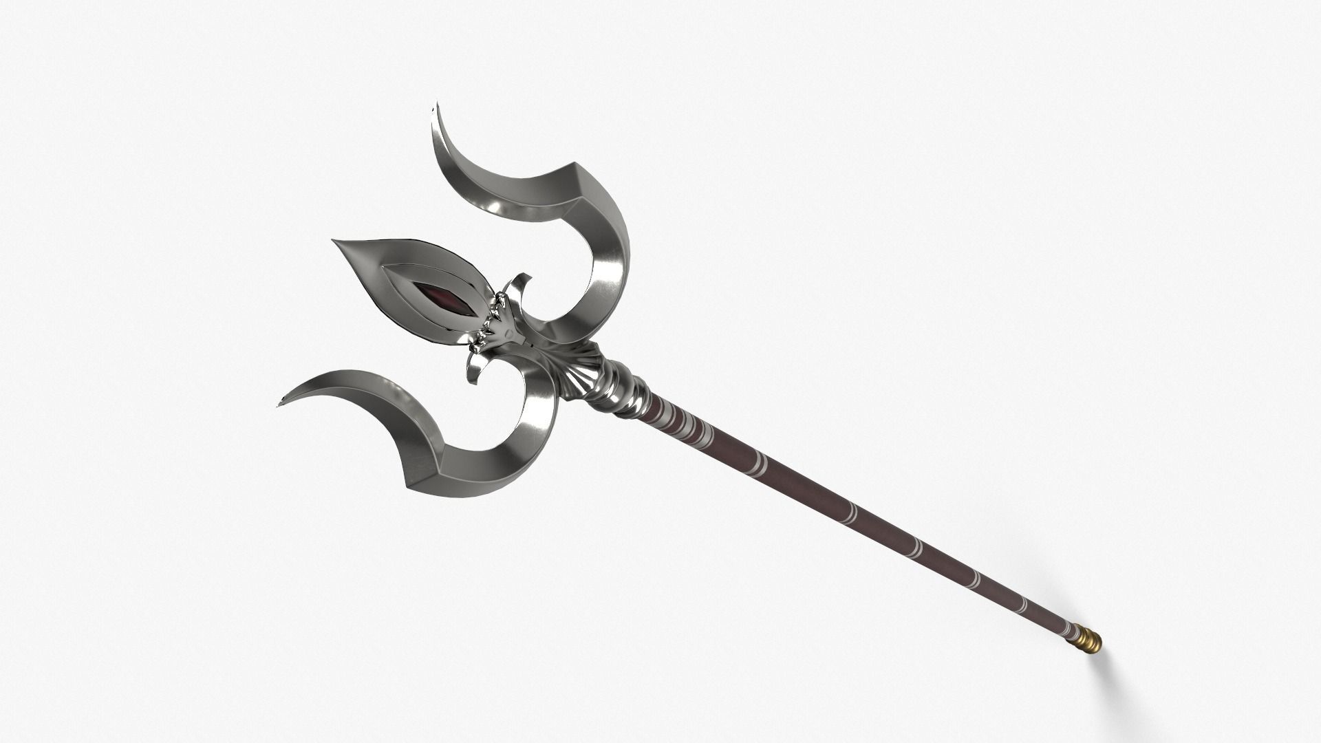 3D model Trishul in silver VR / AR / low-poly | CGTrader