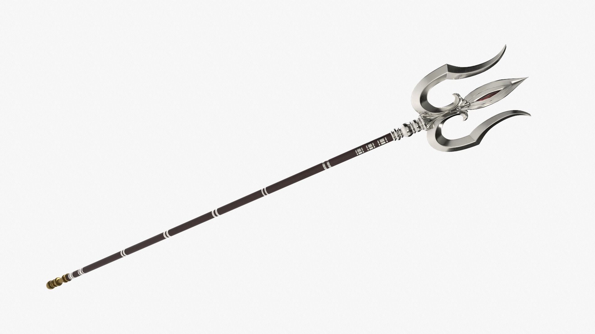 3D model Trishul in silver VR / AR / low-poly | CGTrader