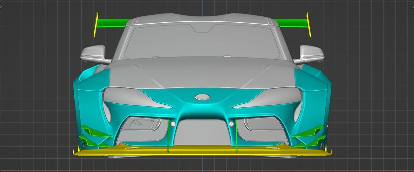 Toyota Supra A90 Prior Design 3D model | CGTrader