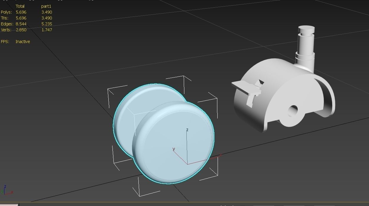 3D model Caster Wheel M15 VR / AR / low-poly | CGTrader