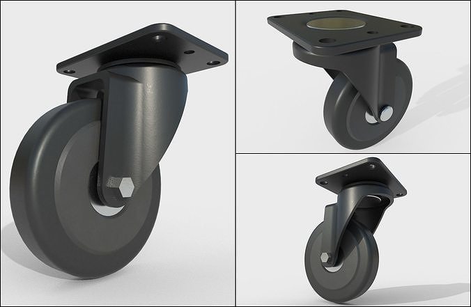 3D model Caster Wheel 17 VR / AR / low-poly | CGTrader