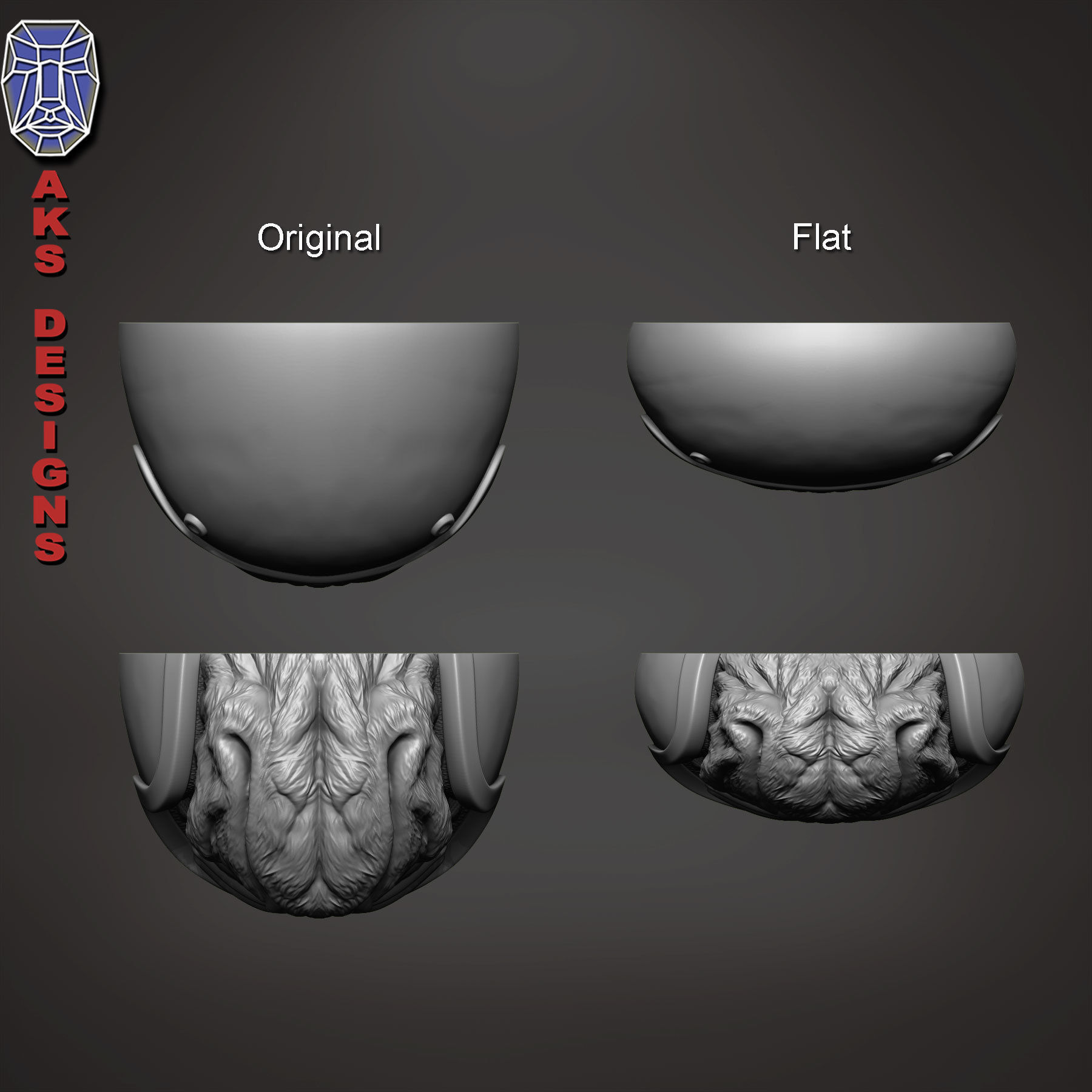 Bulldog biker version 2 Bas relief for cnc and wall decor 3D model 3D ...