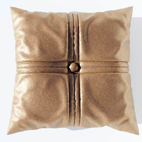 Cushion with PBR Leather Texture 3D model | CGTrader