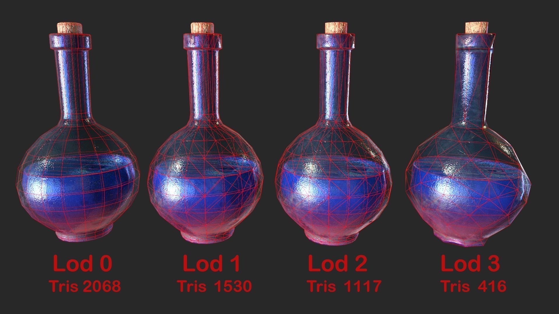 3D model Medieval Laboratory Furniture Set VR / AR / low-poly | CGTrader