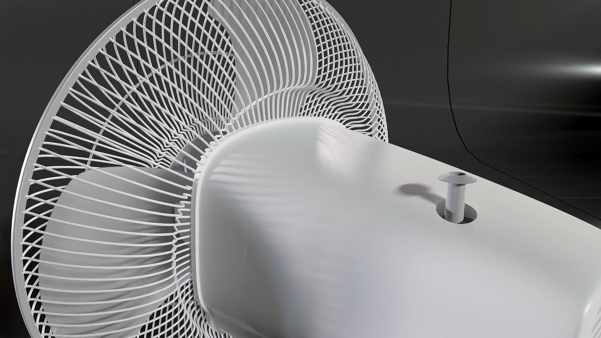 Oscillating Tabletop Fan 3D model | CGTrader