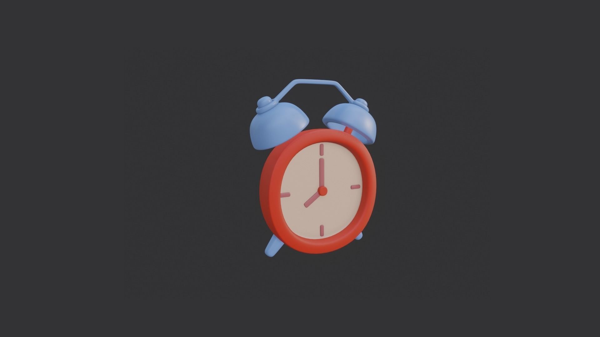 Stylized Alarm Clock Toon Clock Cartoon Clock free 3D model | CGTrader