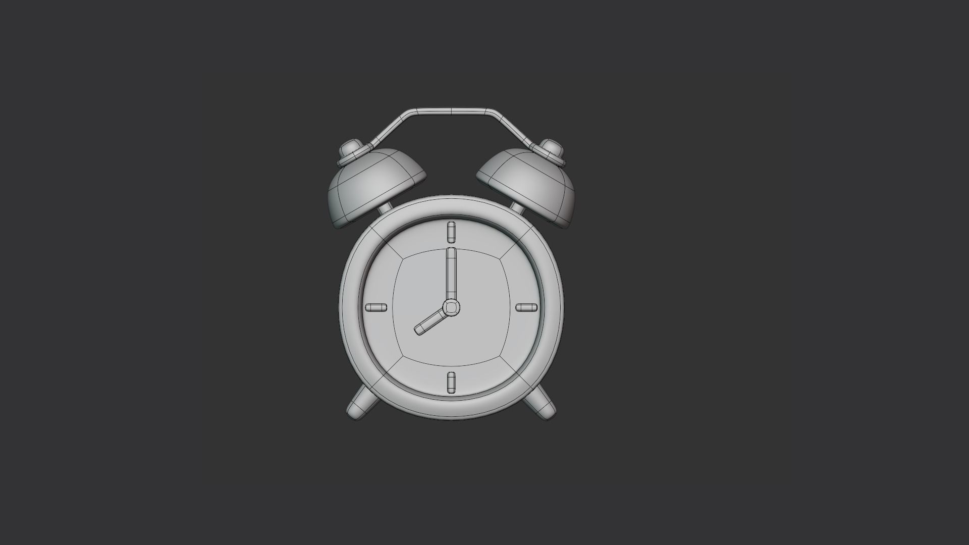 Stylized Alarm Clock Toon Clock Cartoon Clock free 3D model | CGTrader