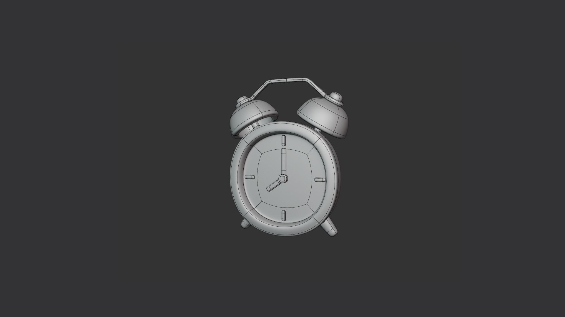 Stylized Alarm Clock Toon Clock Cartoon Clock free 3D model | CGTrader