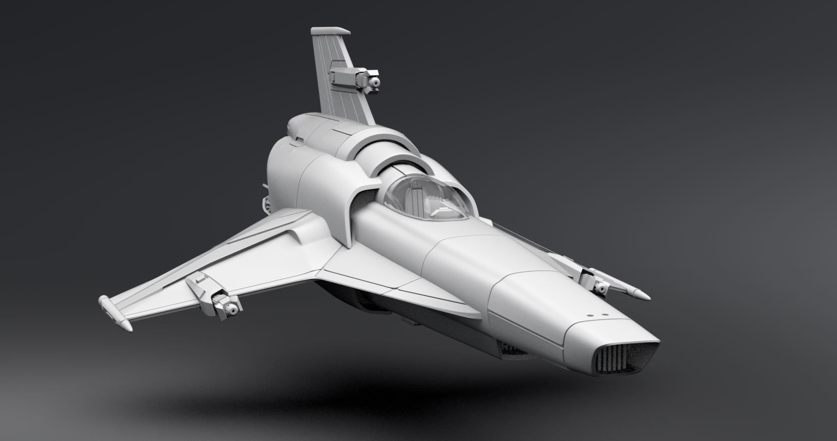 Colonial Viper MkVIIE Scale model 3D model 3D printable | CGTrader