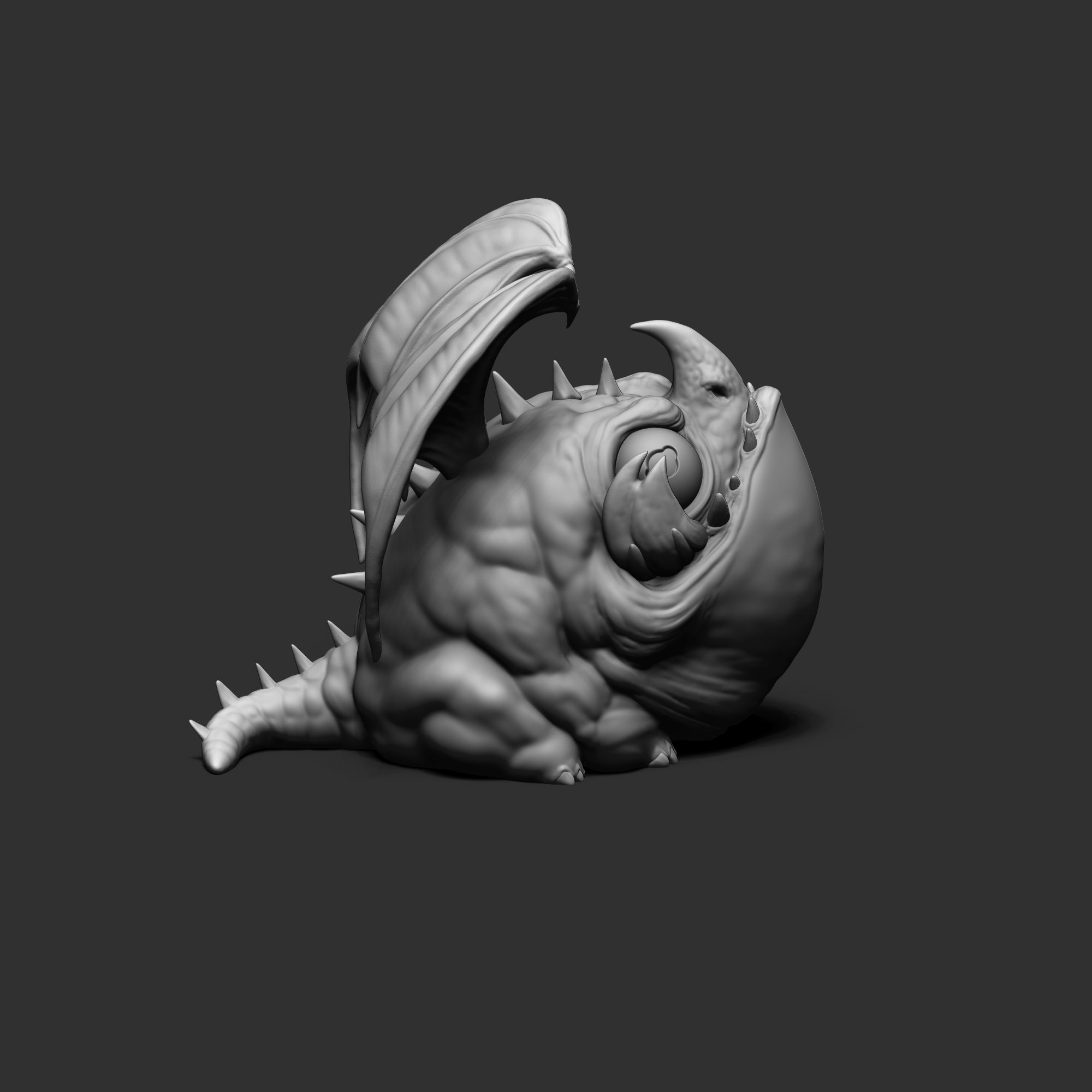 Dragon glutton 3D model 3D printable | CGTrader