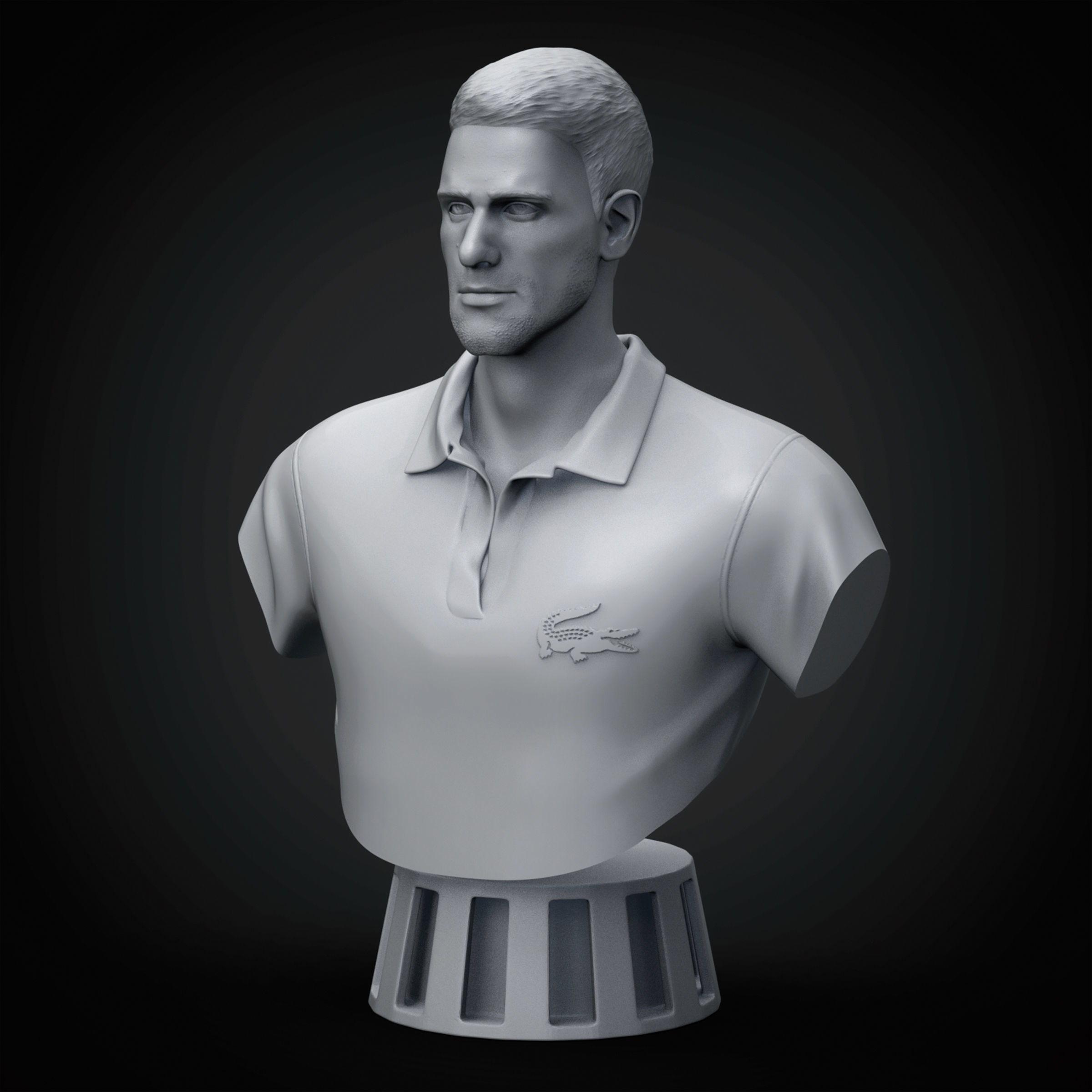 Novak Djokovic 3D Printable 3D model 3D printable | CGTrader