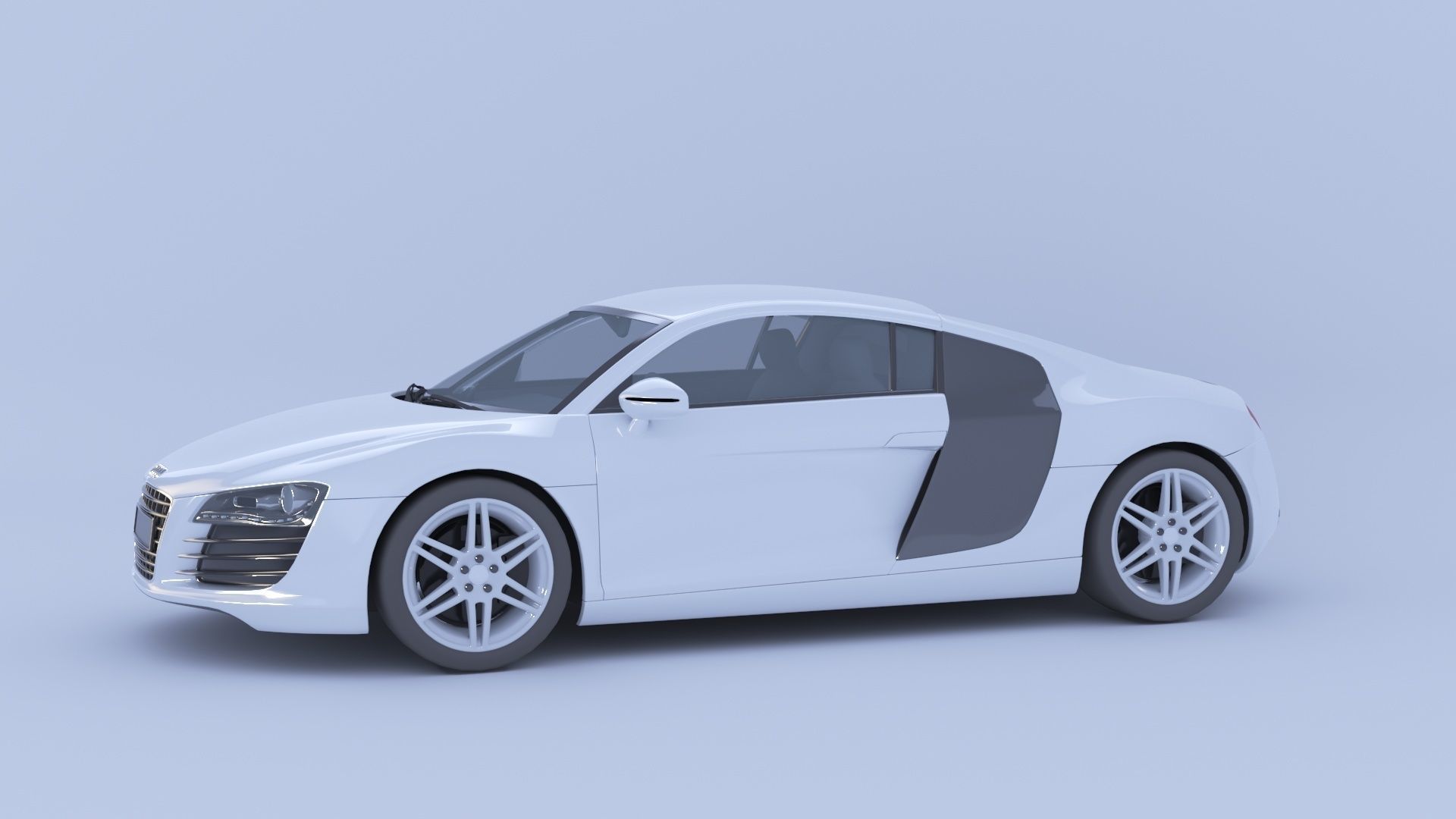 3D model AUDI R8 VR / AR / low-poly | CGTrader