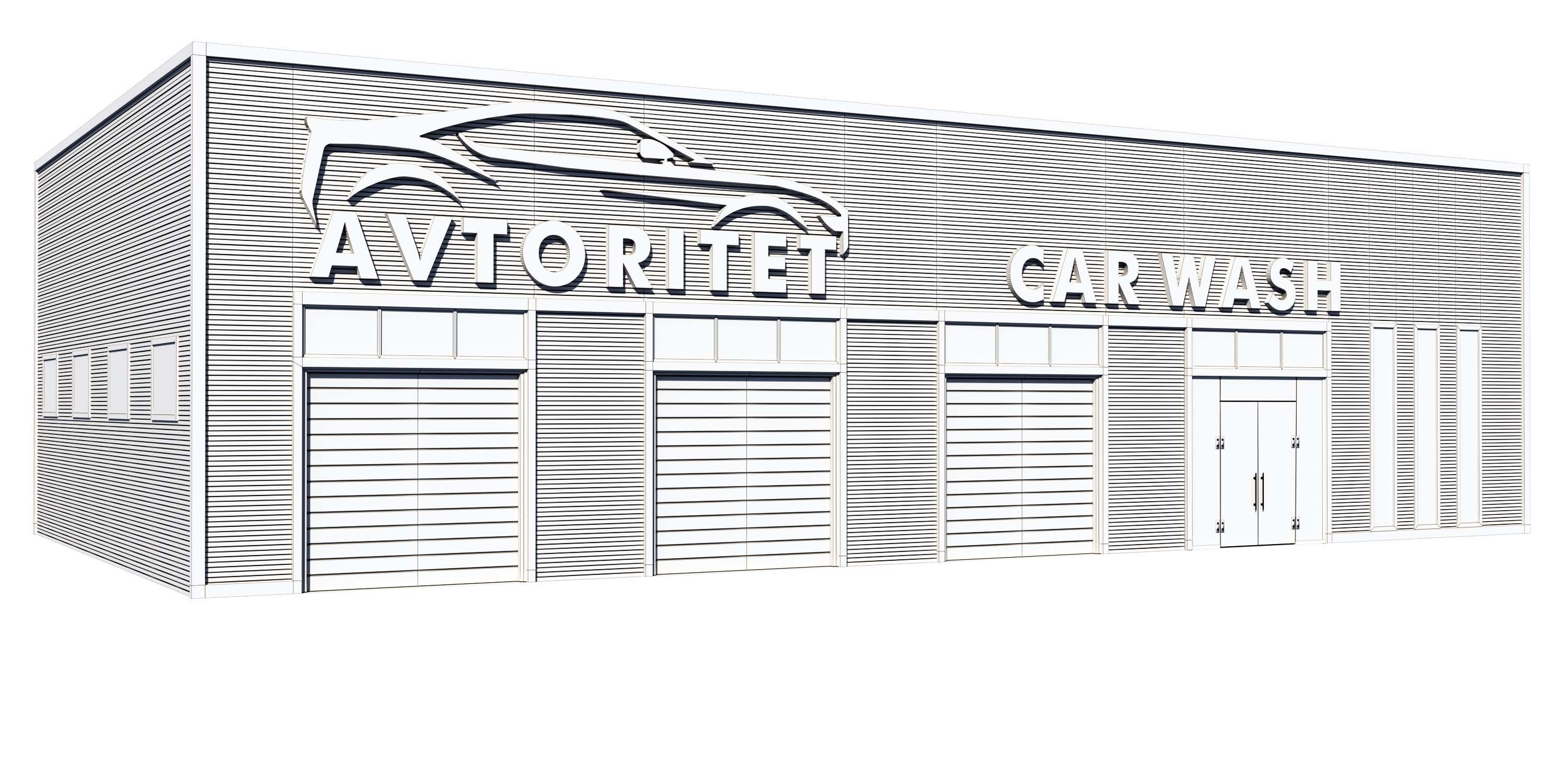 Car wash 3D model | CGTrader