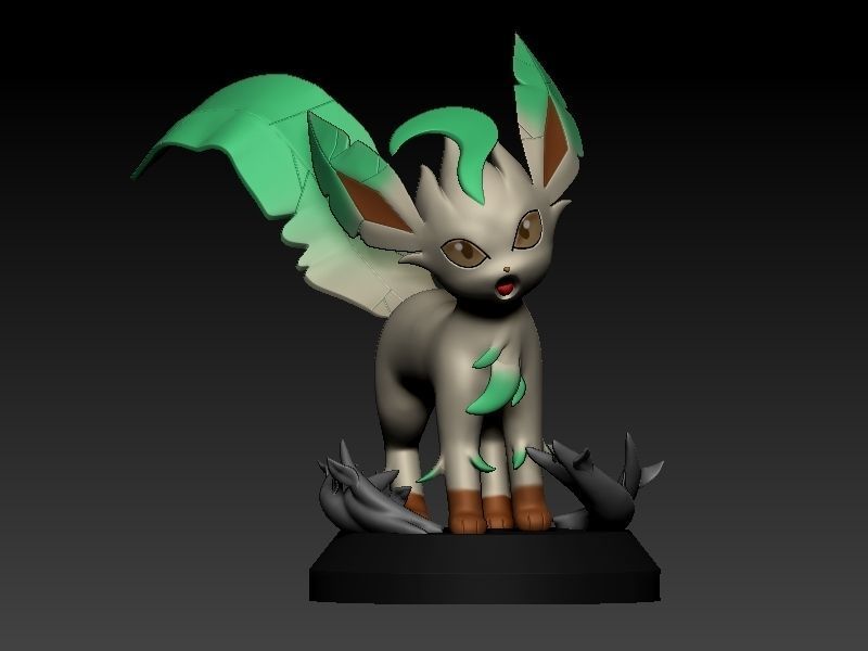 Pokemon leafeon 3D model 3D printable | CGTrader
