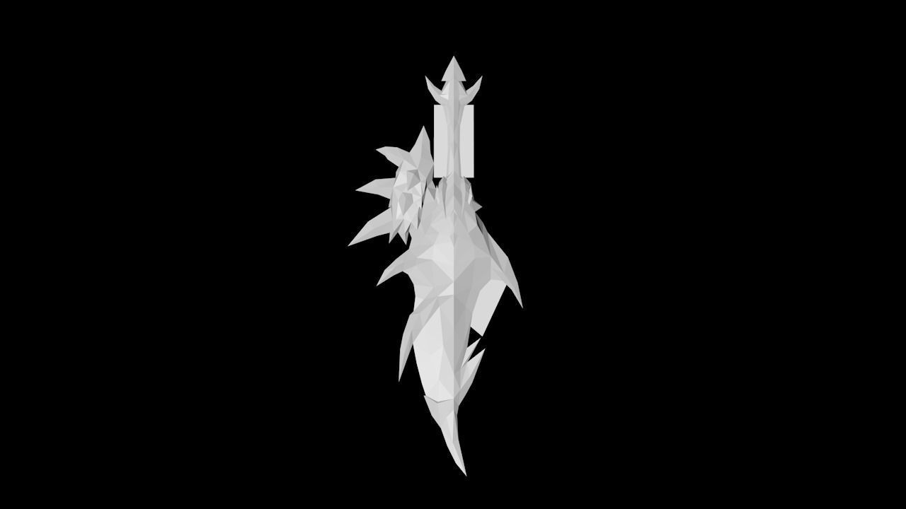 3D model Dragon Scales Dagger VR / AR / low-poly | CGTrader