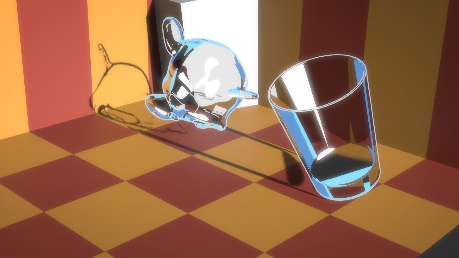 For Anime In Blender - Simple Glass Shader free 3D model animated ...