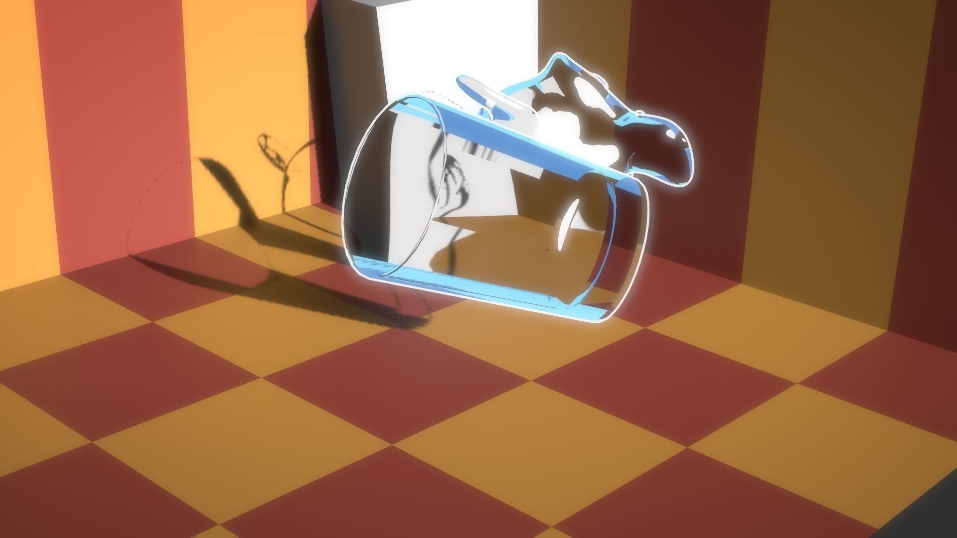 For Anime In Blender - Simple Glass Shader free 3D model animated ...