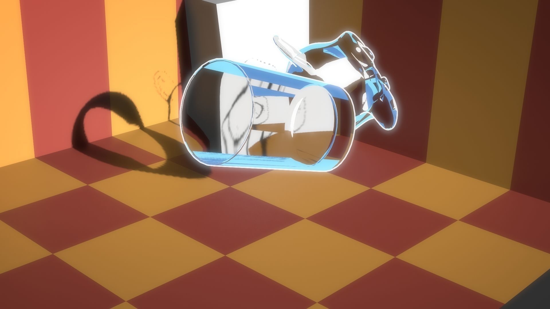 For Anime In Blender - Simple Glass Shader free 3D model animated ...