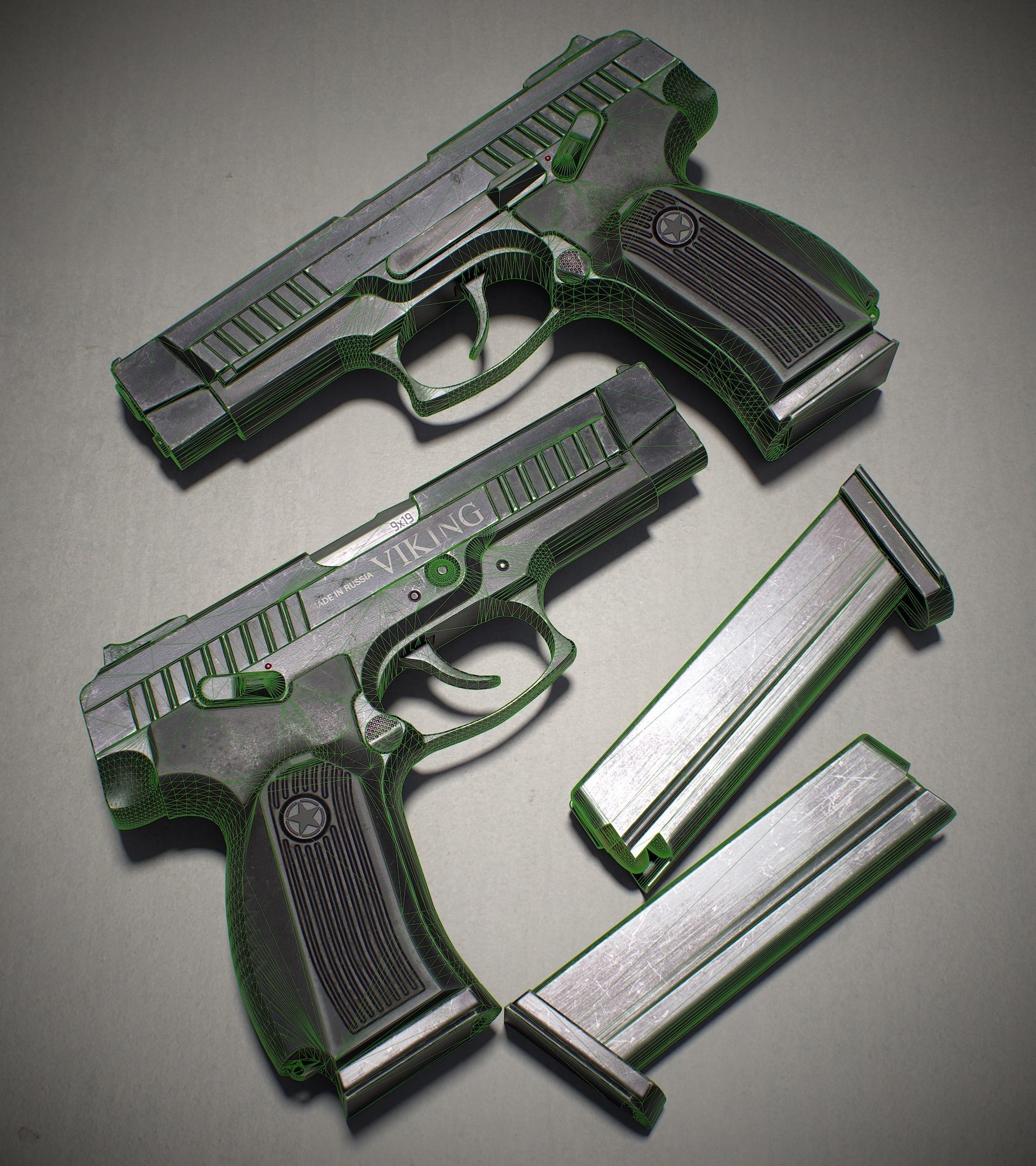 MP-445 Viking free VR / AR / low-poly 3D model | CGTrader