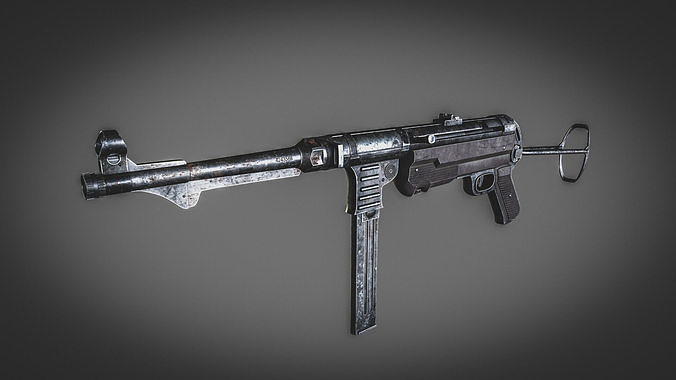 Old- Mp40 3D model | CGTrader