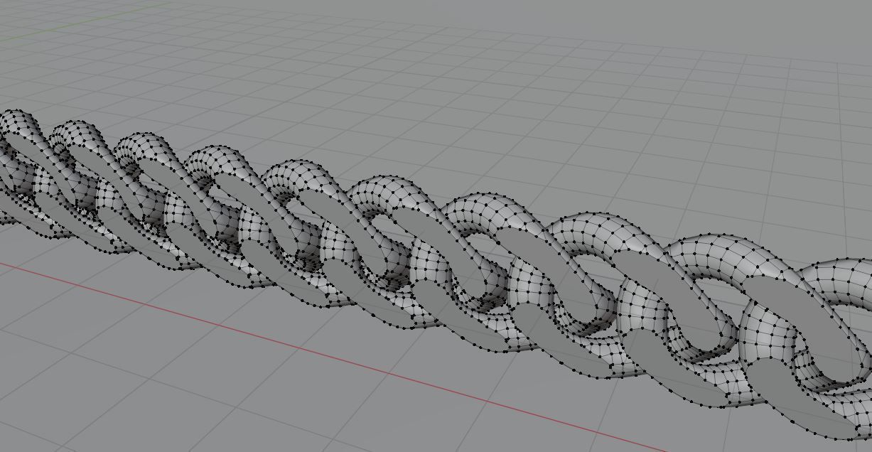Cuban Chain 3d print 3D model | CGTrader