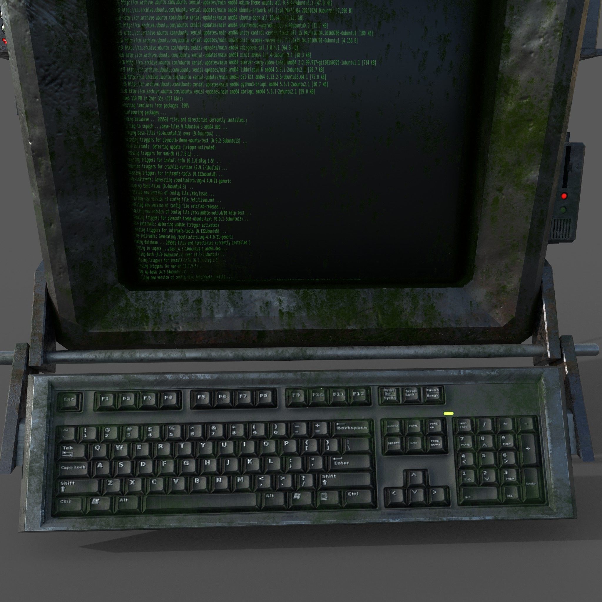 3D model CyberpunkPC old computer VR / AR / low-poly | CGTrader