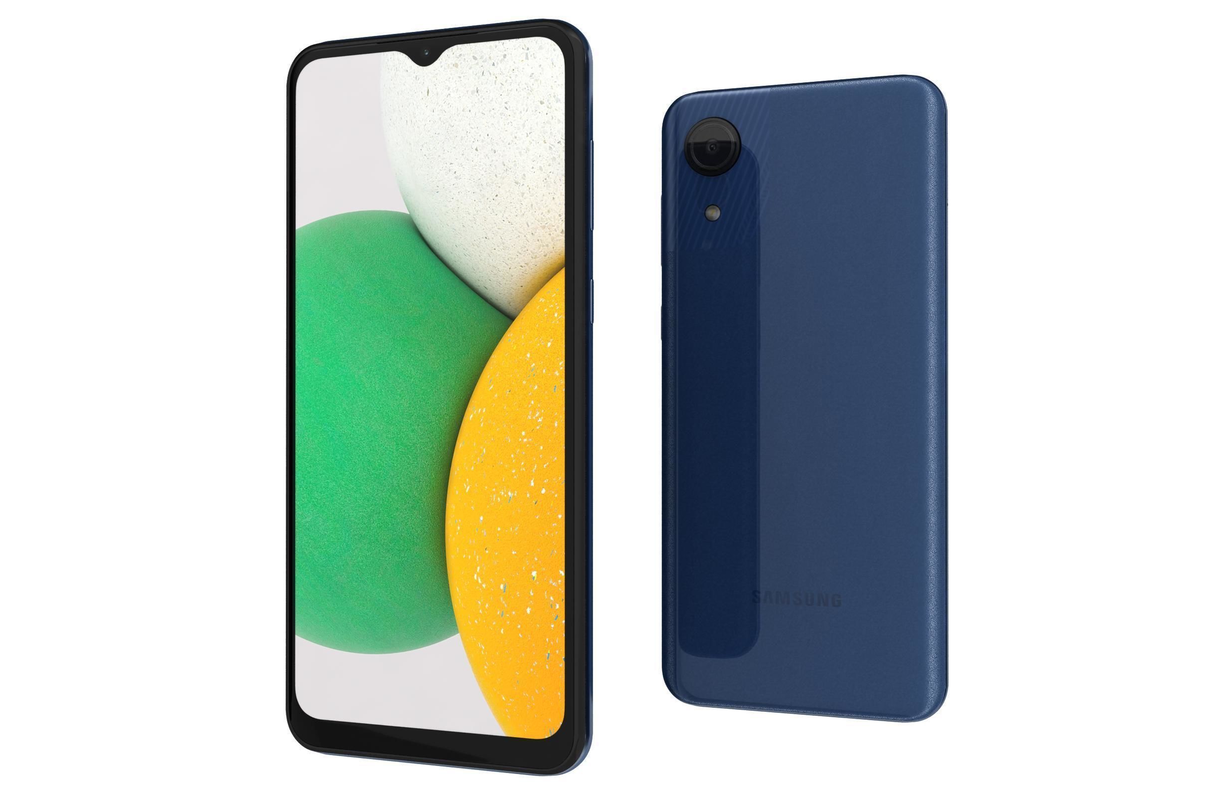 Samsung Galaxy A03 Core Blue 3D model | CGTrader