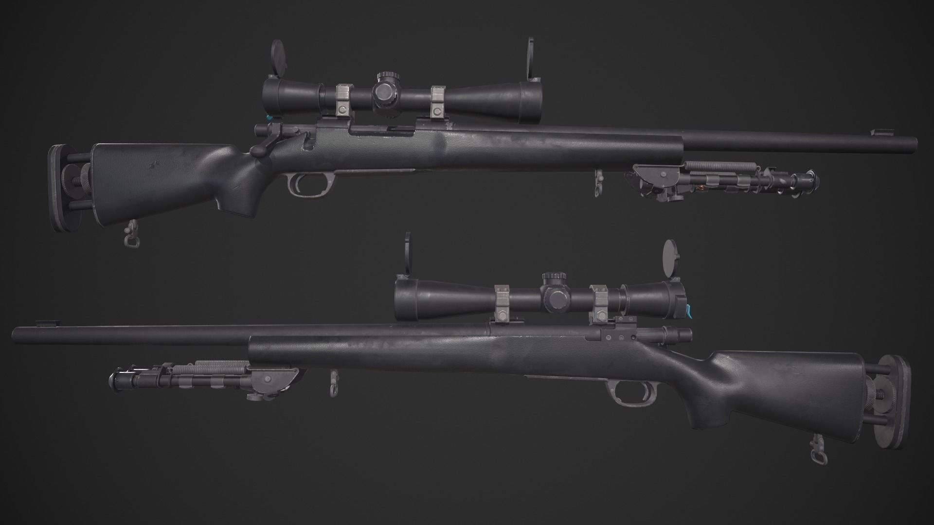 3D model M24 - SWS Sniper Rifle VR / AR / low-poly | CGTrader