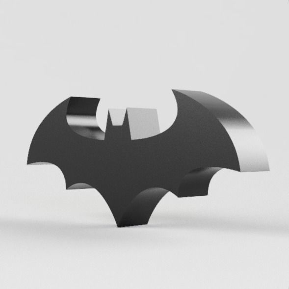 Batman logo 3D model | CGTrader