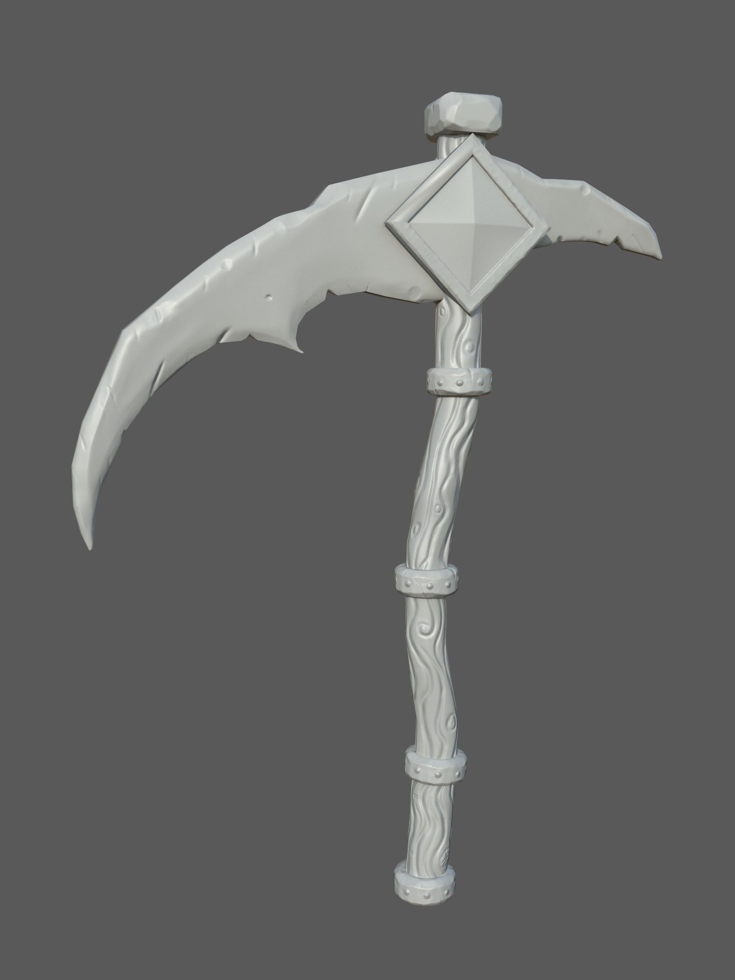 3D model Gem Scythe VR / AR / low-poly | CGTrader