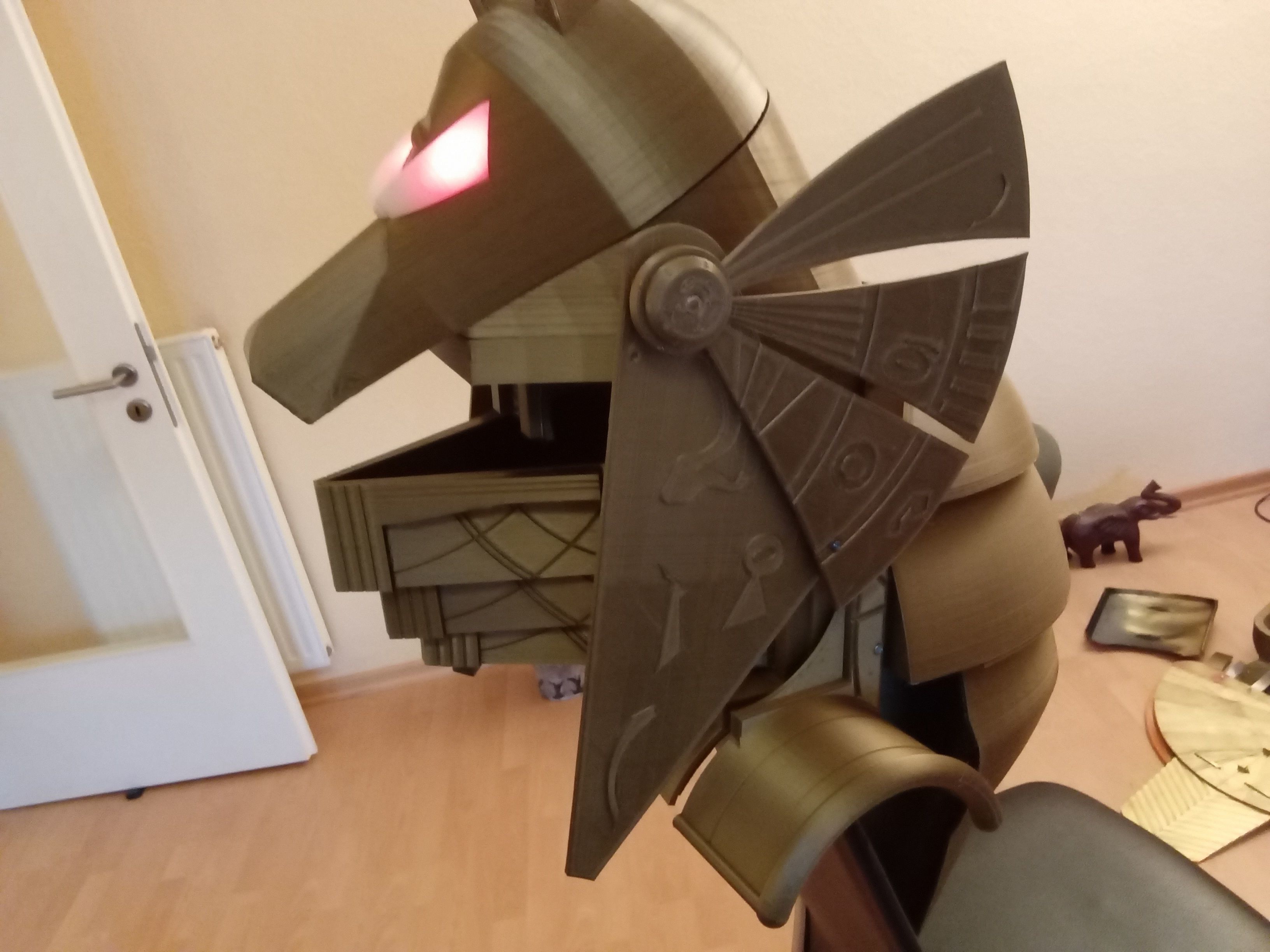 Stargate jaffa anubis helmet 3D model 3D printable | CGTrader