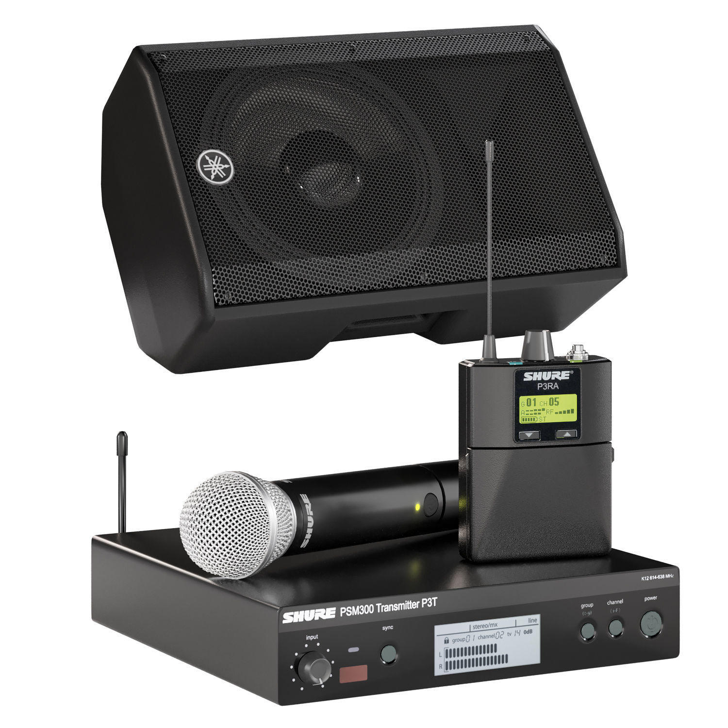 Concert accessories 3D model | CGTrader