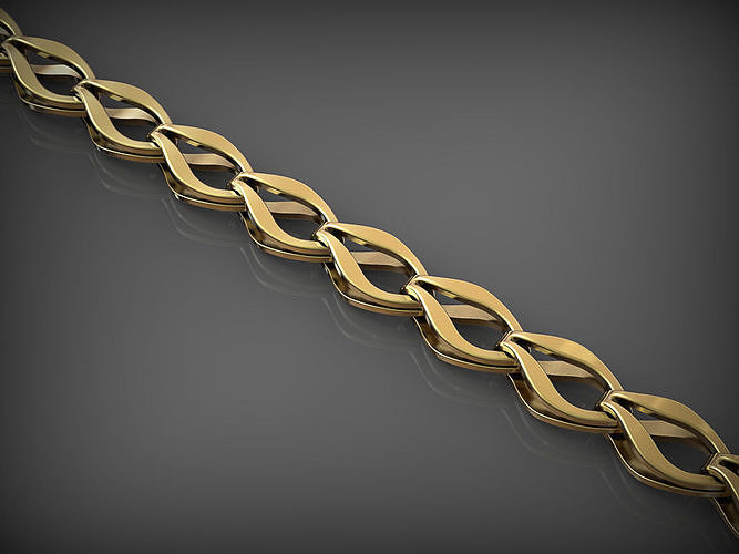 Chain Link 221 3D model 3D printable | CGTrader