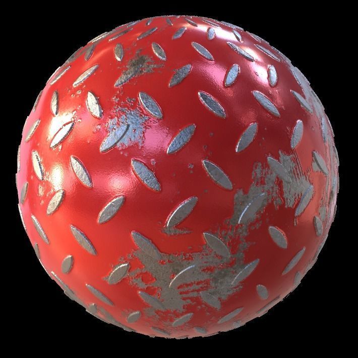 Diamond Plates Texture free 3D model | CGTrader