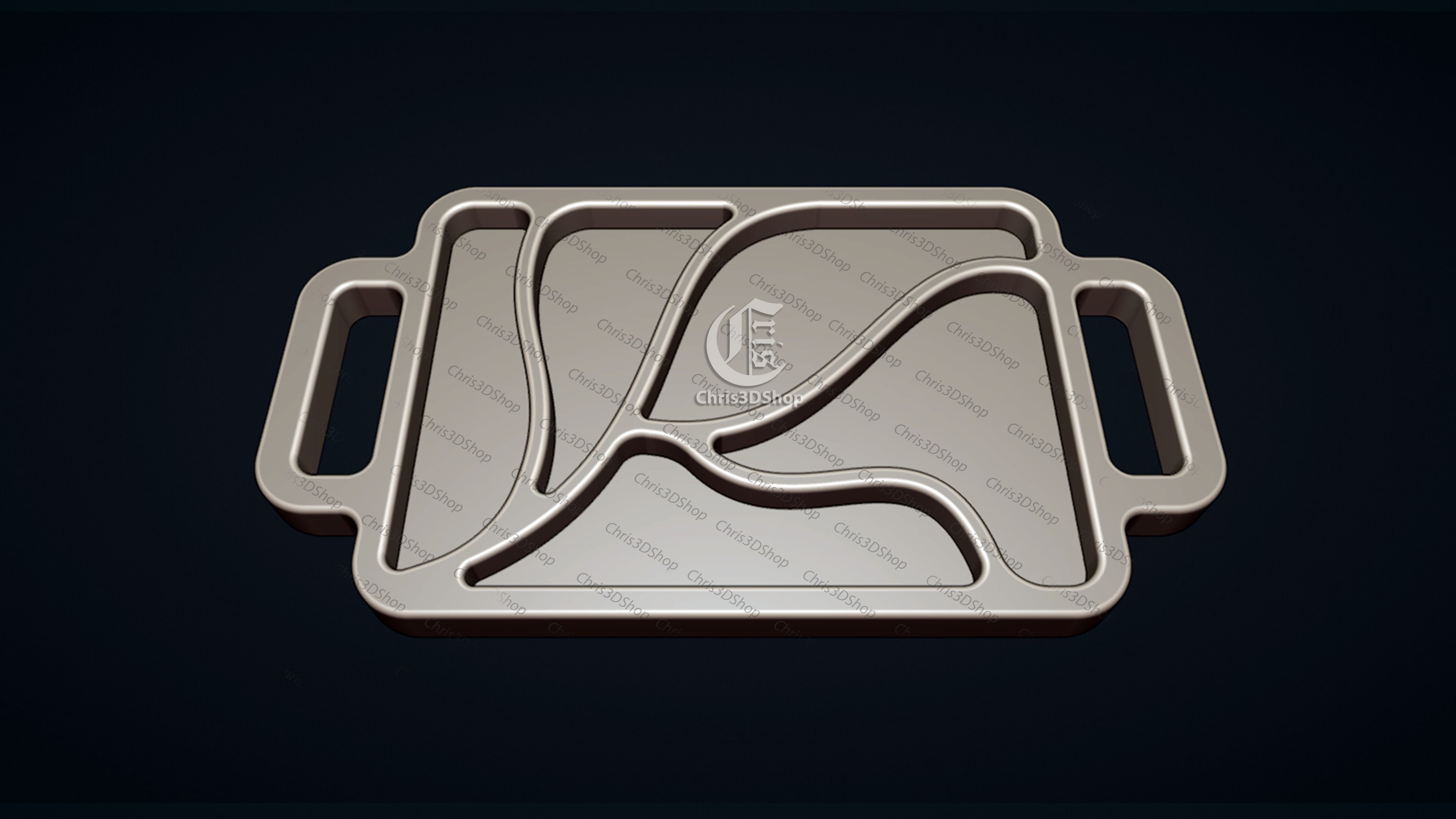 Serving Tray 4 - Files for CNC 3D model | CGTrader