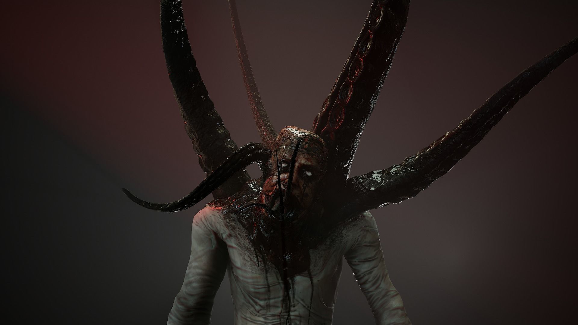 3D model Creepy Mutated Human VR / AR / low-poly rigged animated | CGTrader