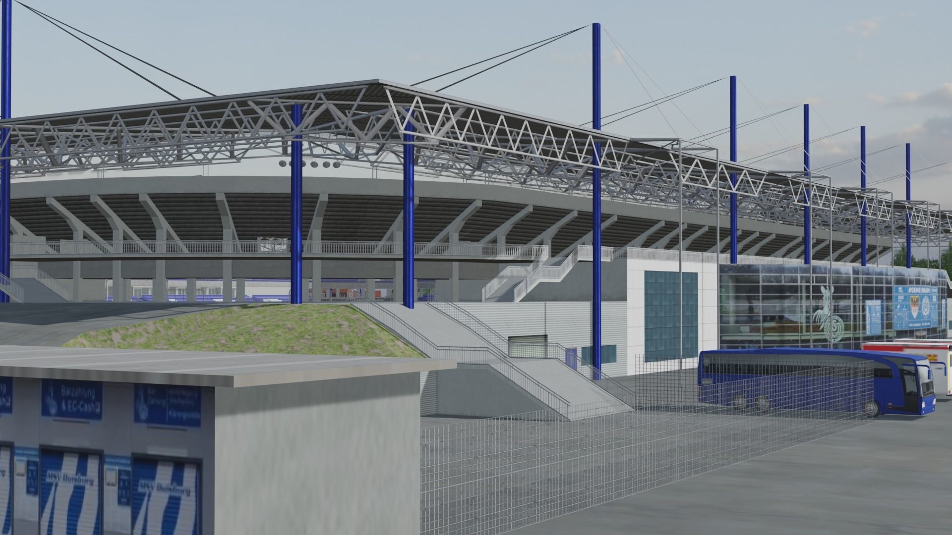 3D model MSV Arena - Duisburg - Germany VR / AR / low-poly | CGTrader
