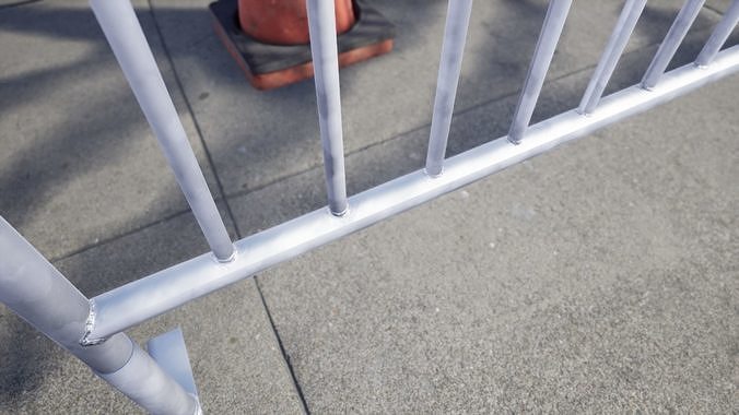 3D model Riot fence VR / AR / low-poly | CGTrader