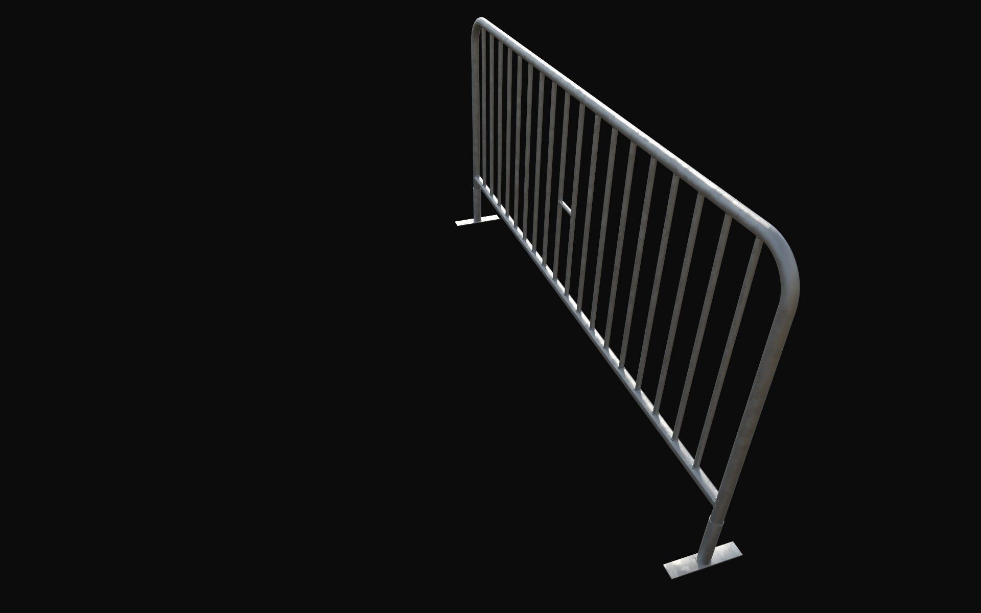 3D model Riot fence VR / AR / low-poly | CGTrader