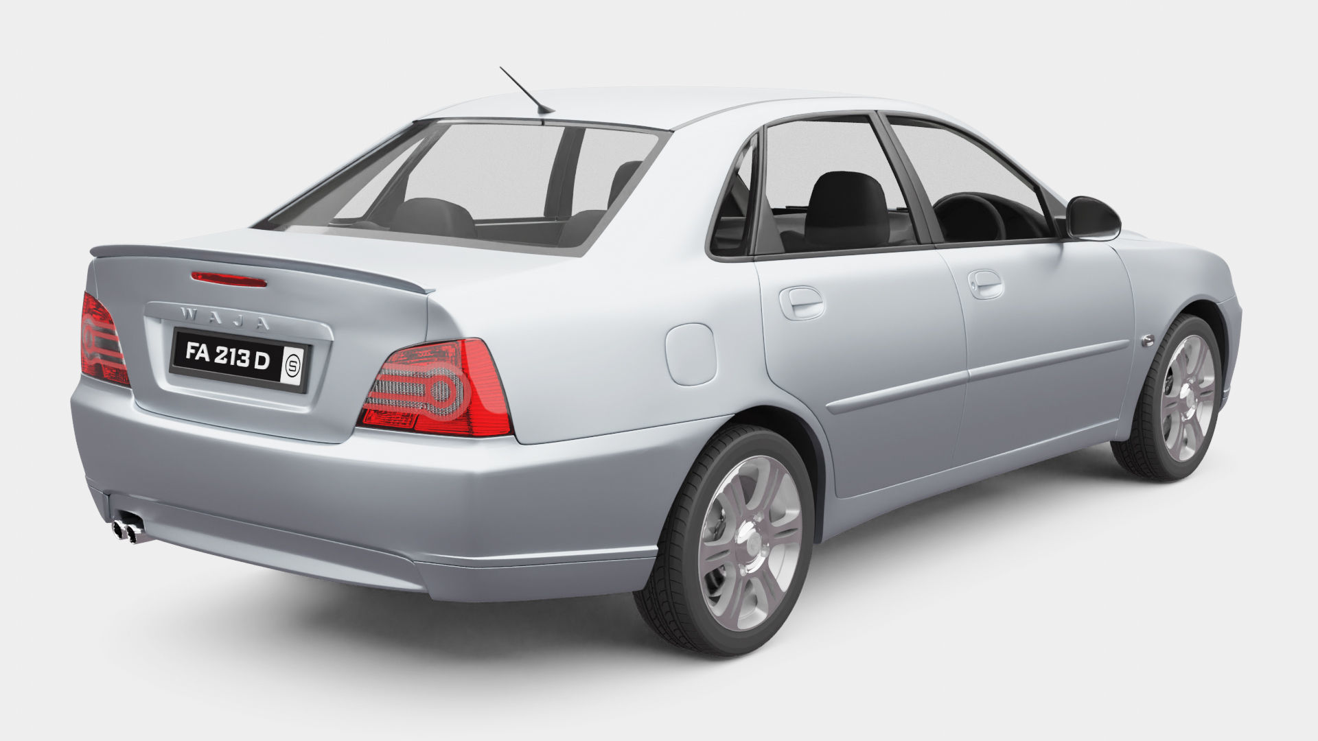 Proton Waja CPS 3D model | CGTrader