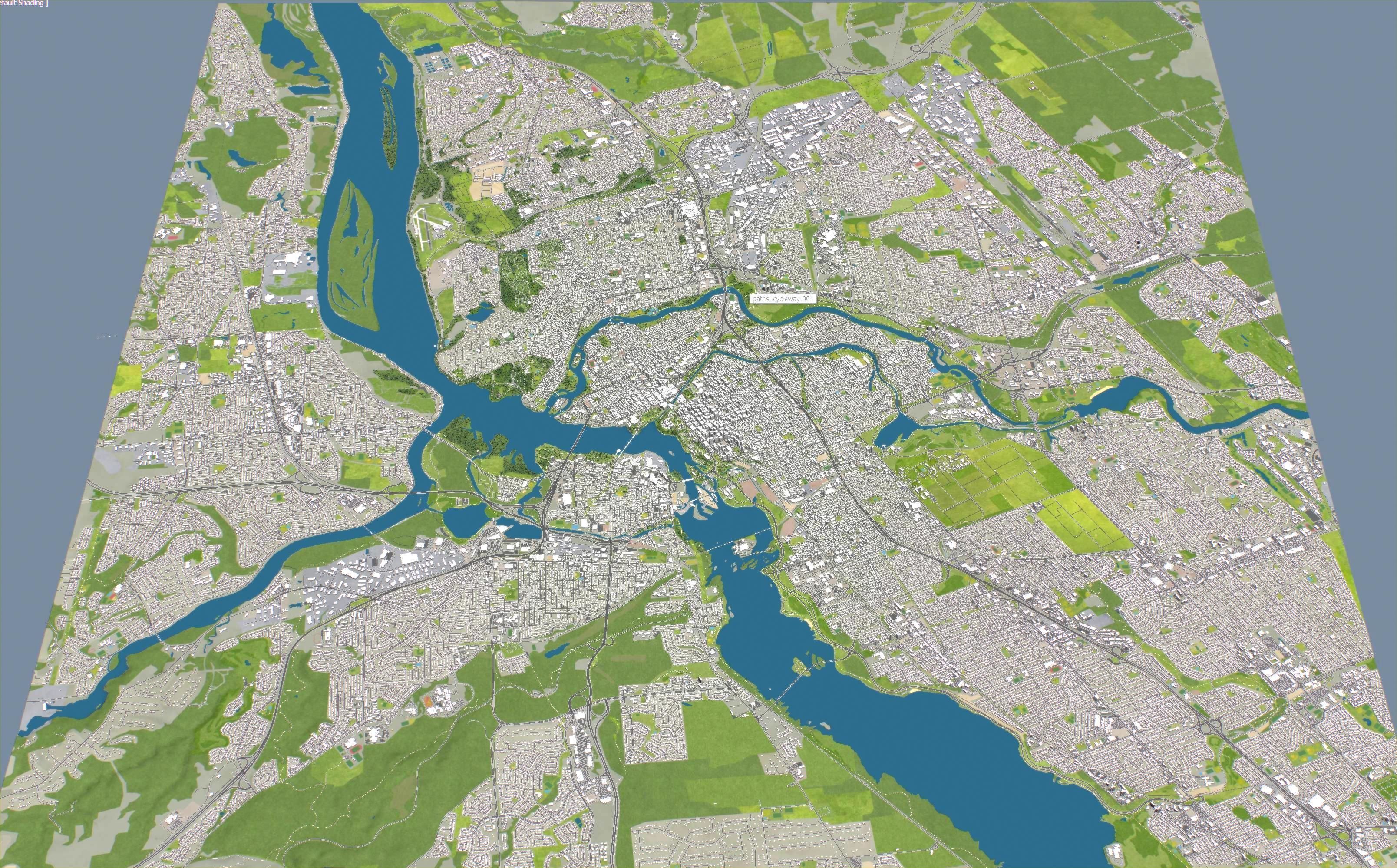 3D model Ottawa VR / AR / low-poly | CGTrader