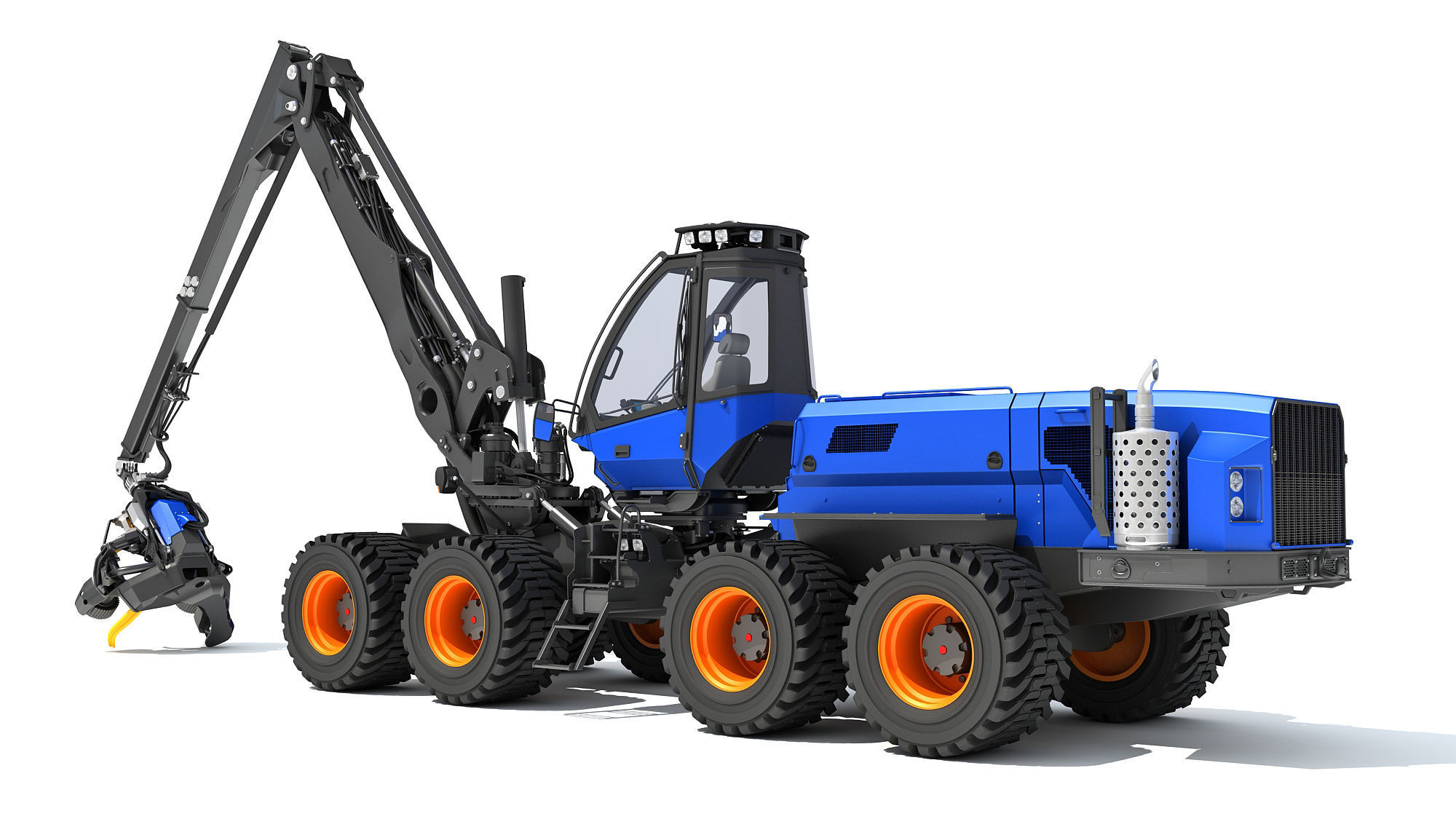 Forestry Harvester 3D model | CGTrader