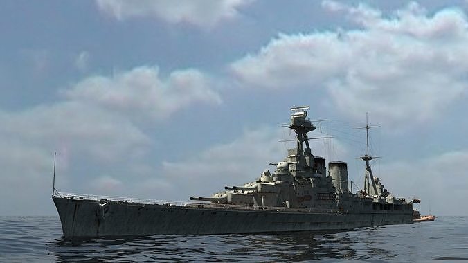 Hms Hood Wreck Model