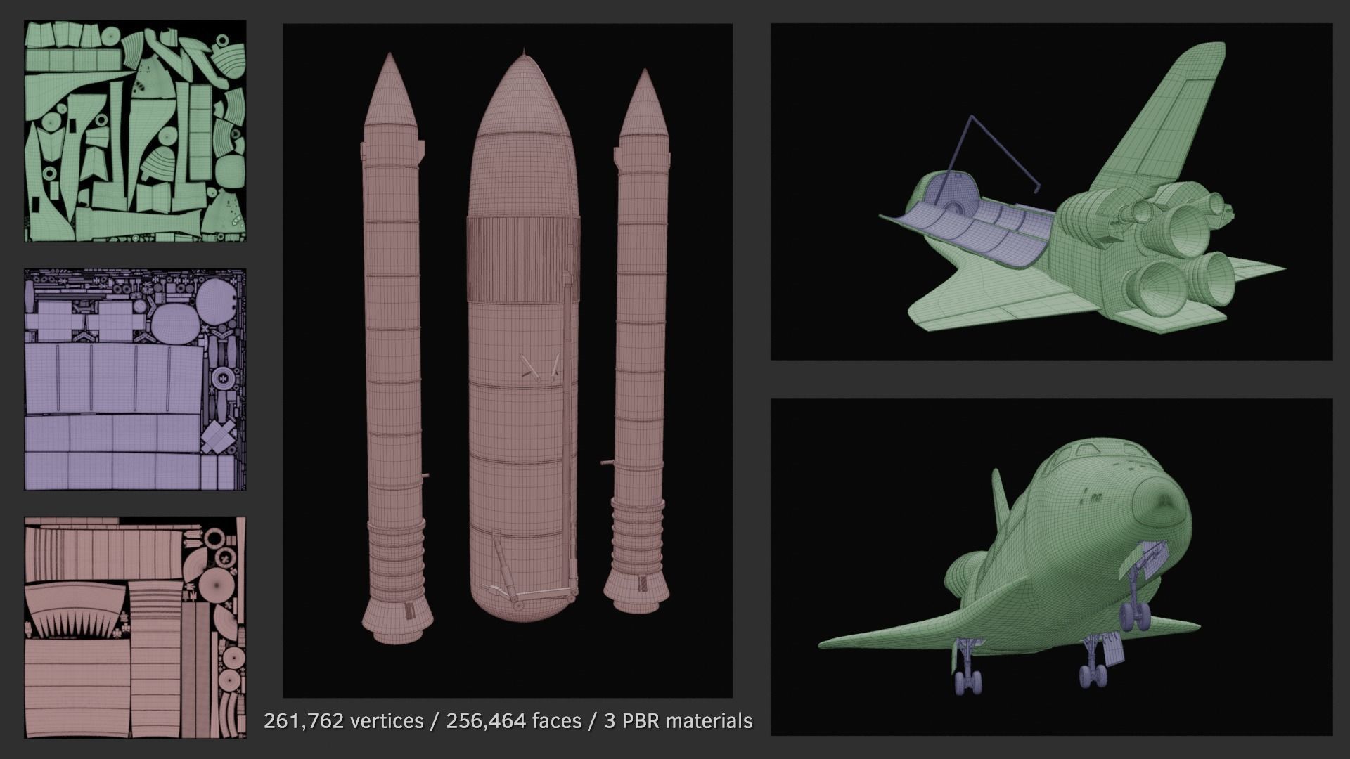 Space Shuttle 3D model animated rigged | CGTrader