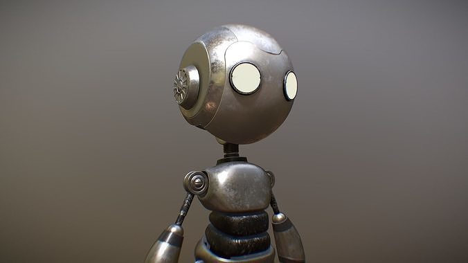 3D model Stupid Robot VR / AR / low-poly | CGTrader