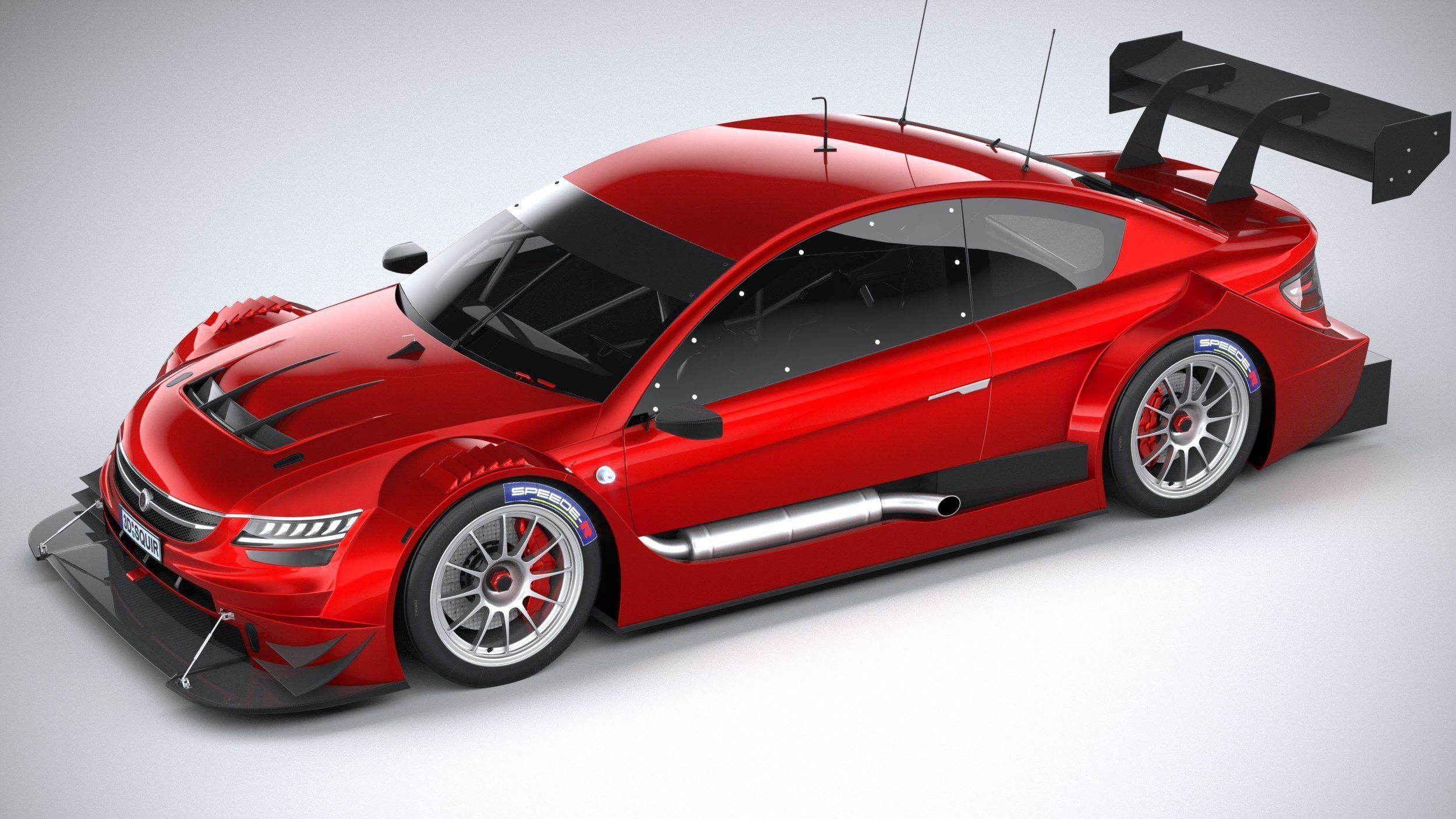 Generic Race Car DTM 2022 3D model | CGTrader