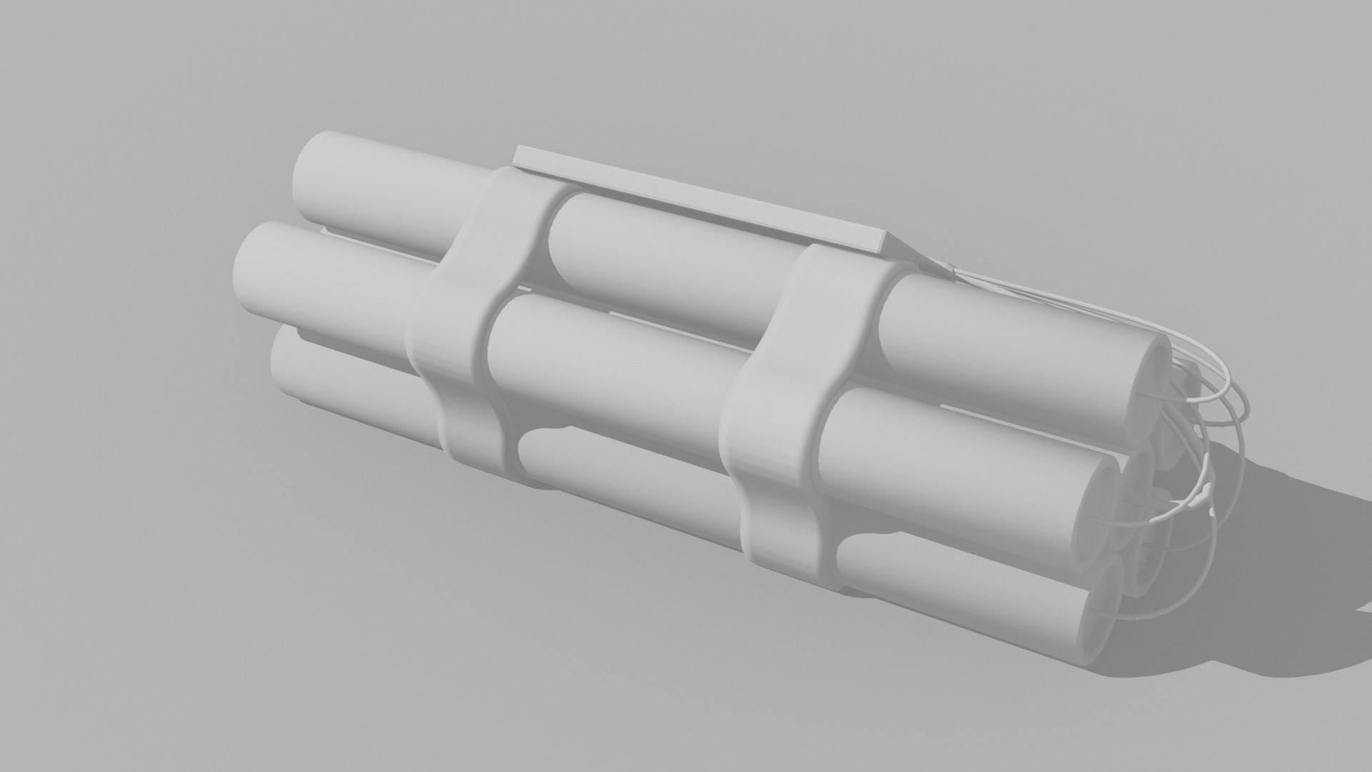 Low-Poly Dynamite free VR / AR / low-poly 3D model animated | CGTrader