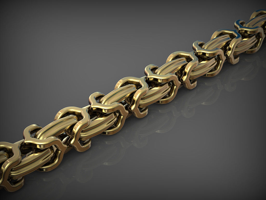 Chain Link 222 3D model 3D printable | CGTrader
