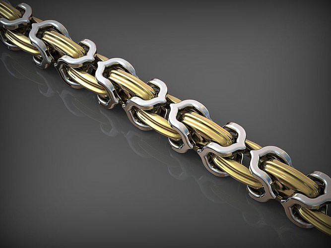 Chain Link 222 3D model 3D printable | CGTrader