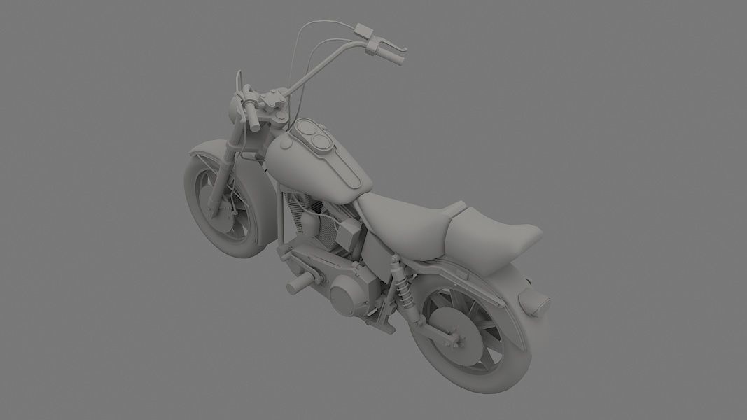 3D model Bullet Bike VR / AR / low-poly | CGTrader